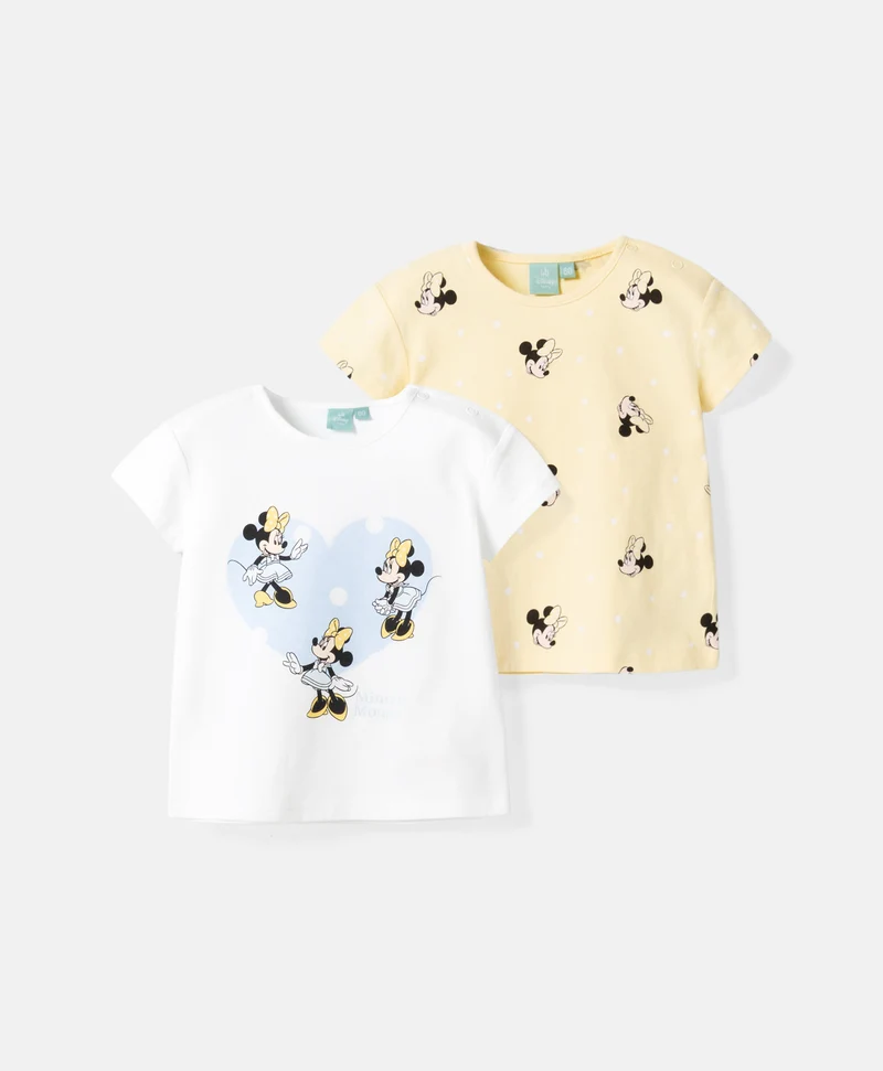 Set bebi majica Miki Maus 100% pamuk 2-pack