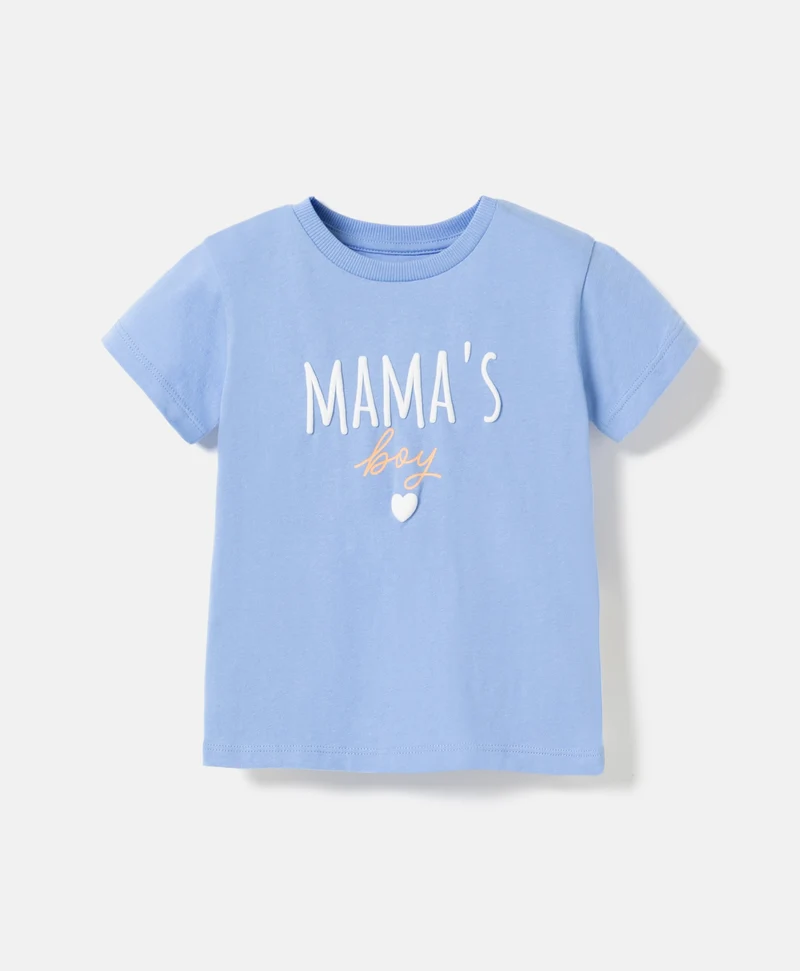 Bebina majica Mama's Boy 100% pamuk