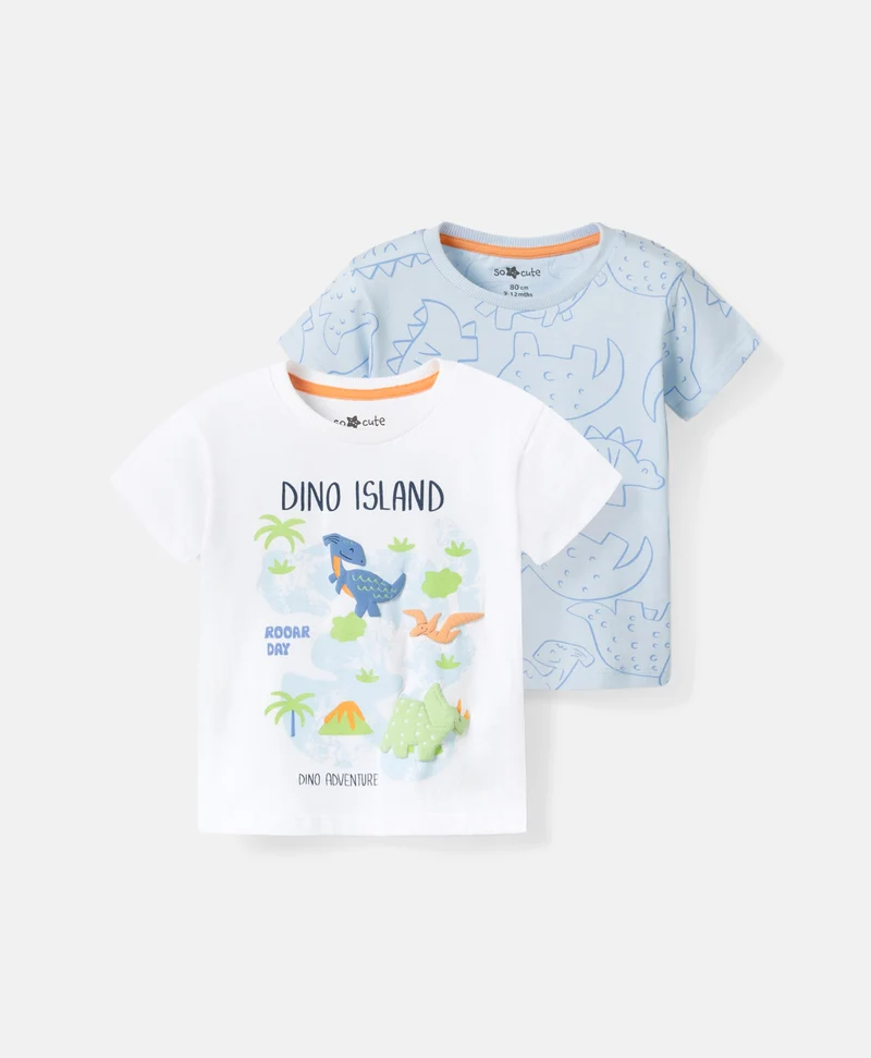 Set bebi majica sa dinosaurusima 100% pamuk