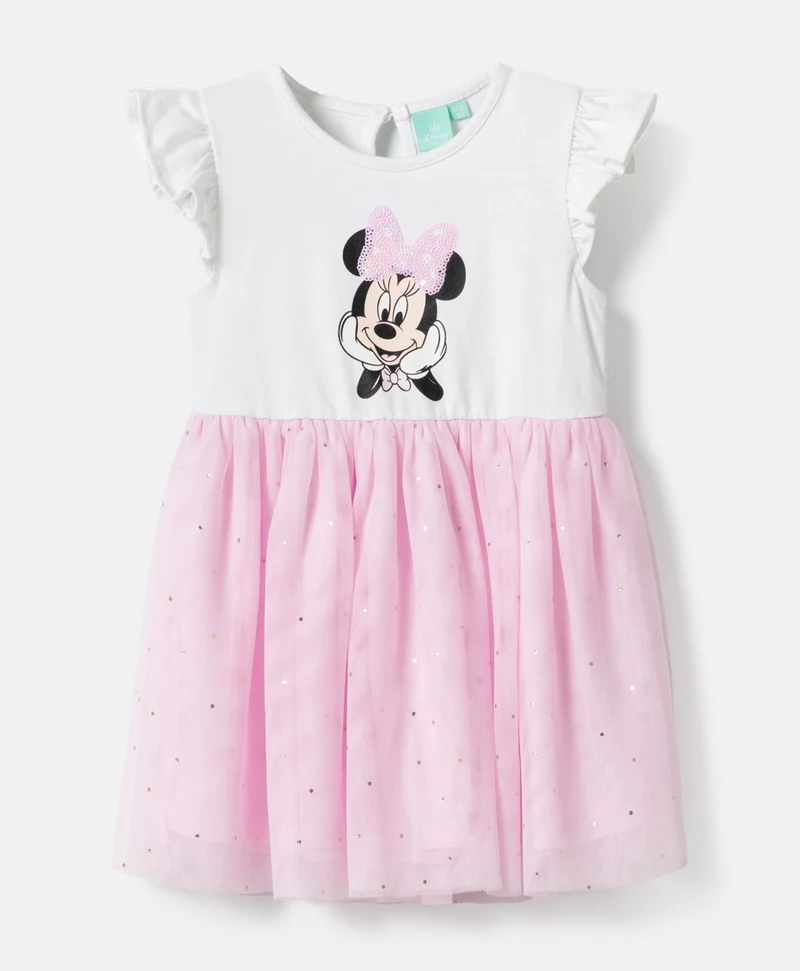 Bebi haljina Minnie sa šljokičastim detaljima