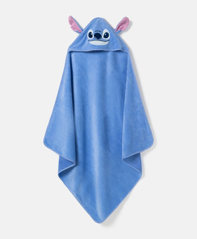 Bebi peškir sa kapuljačom i ušima Stitch 100% pamuk