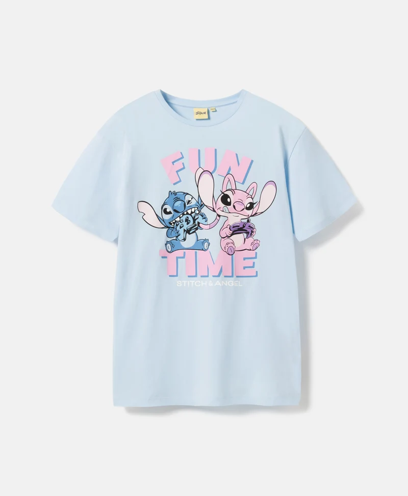 Devojačka noćna košulja Stitch 100% pamuk