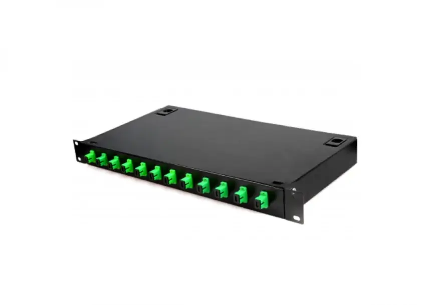 Optički patch panel ExeLink sa 12 conectora SC/APC za rek orman