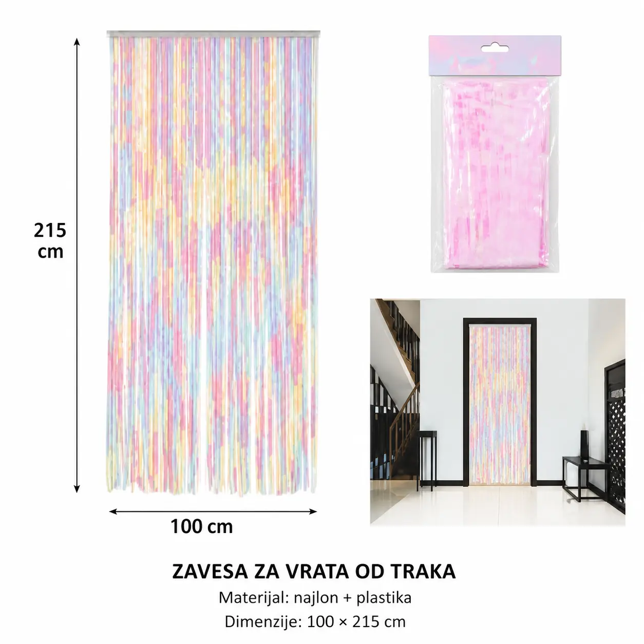 KMT Zavesa za vrata, Šarena
