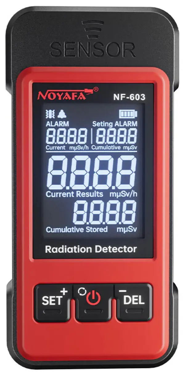 NOYAFA Detektor radijacije NF-603, visoka osetljivost, detekcija više zraka, prenosivi