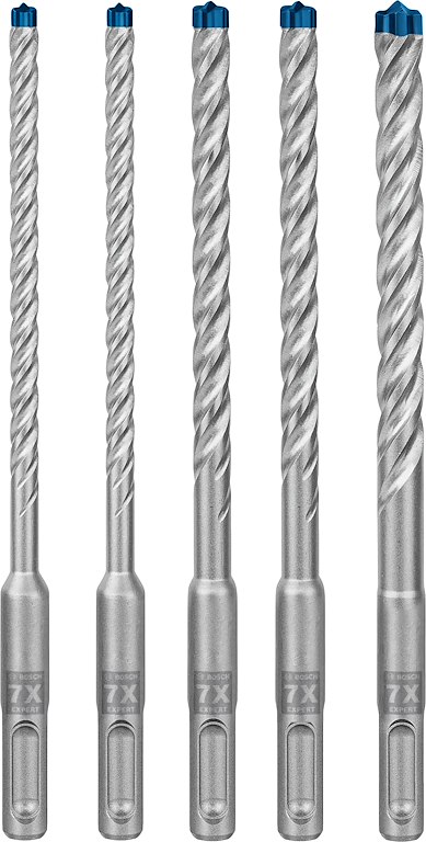 Bosch Komplet EXPERT SDS plus-7X burgija za udarne bušilice od 6/6/8/8/10 mm, 5 delova 2608900198
