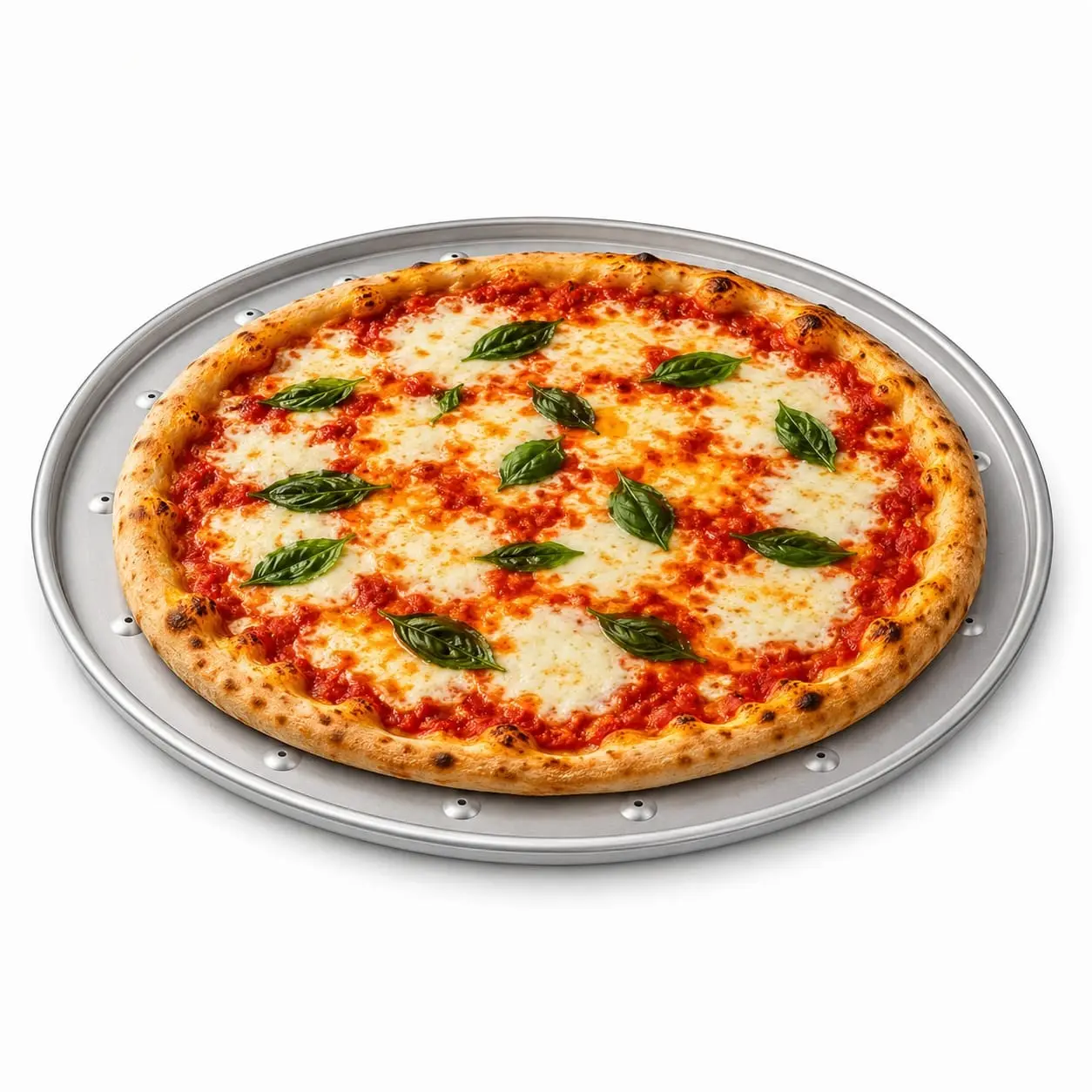 Aluminijumska okrugla tepsija za picu pizzu 50 cm.