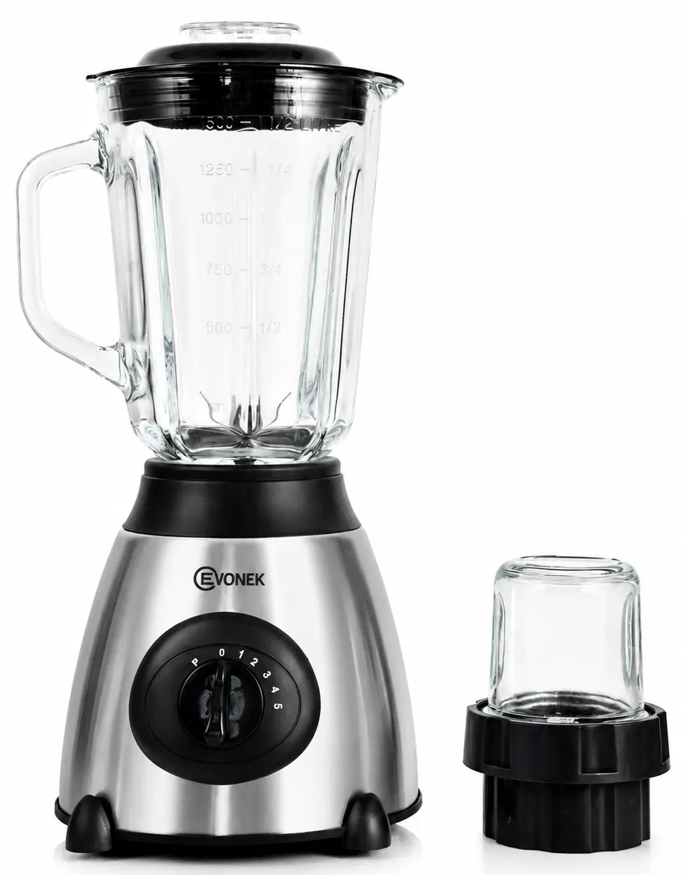 Blender Turbo Mix, Staklena posuda, 1500 W, 1.5 l