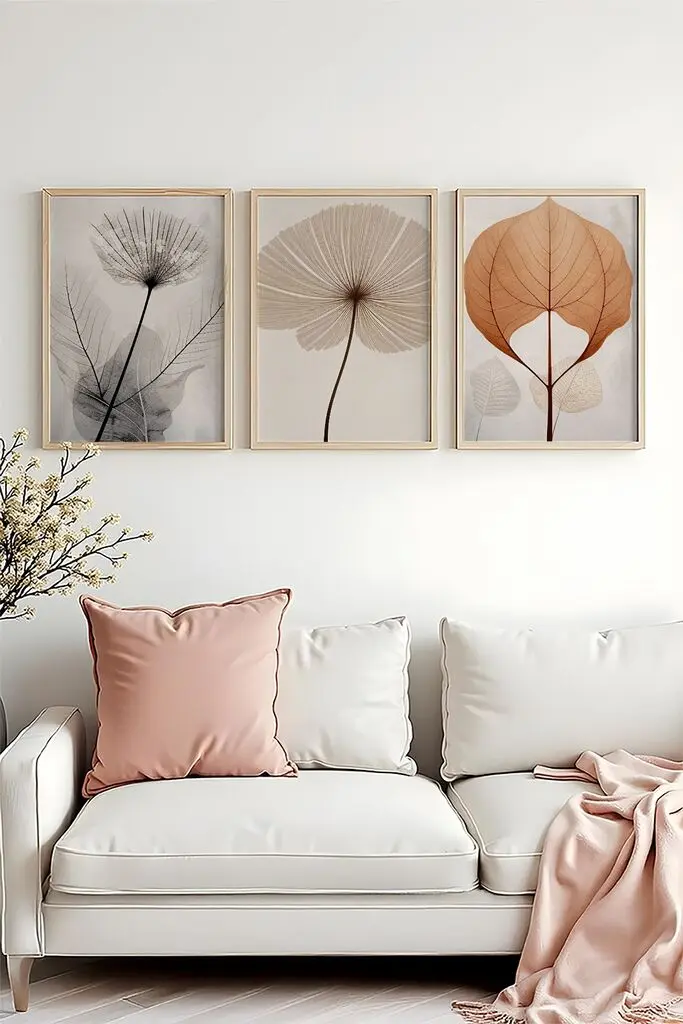 Wallity Uramljena slika Huhu481, 50x70 cm , 3 dela