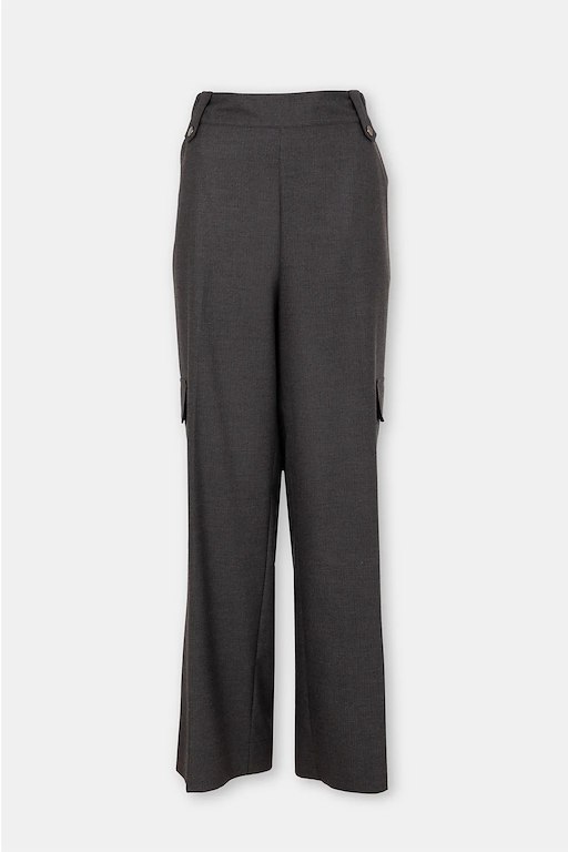 ŽENSKE KARGO PANTALONE ŠIROKIH NOGAVICA