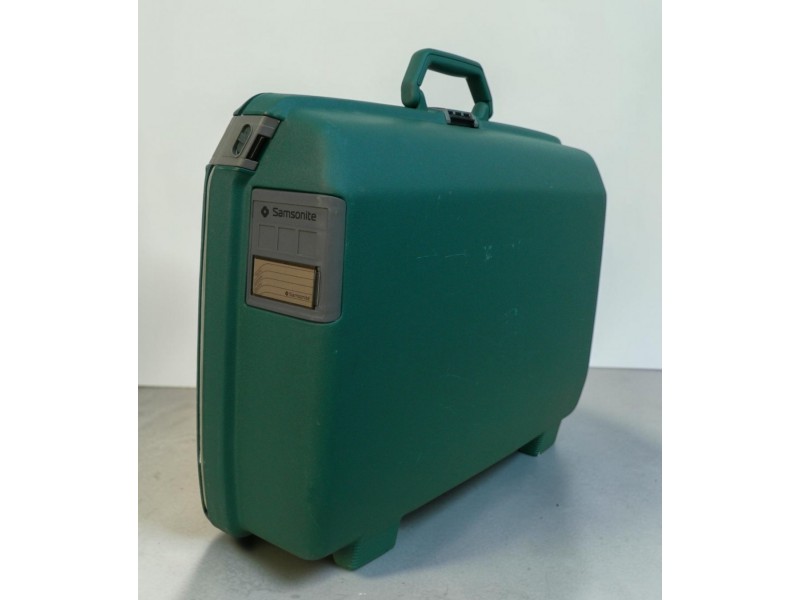 Samsonite Oyster vintage tvrdi kofer zeleni