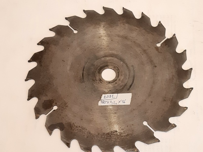 Kruzna testera sa vidijama za cirkular 185x2,2x16mm