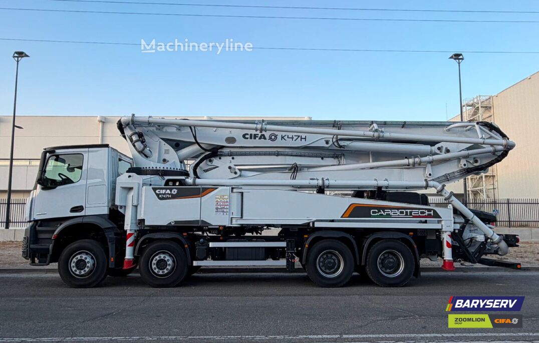 Nova CIFA CIFA BARYSERV K47H CARBOTECH - MERCEDES-BENZ AROCS 3547 8X4 pumpa za beton