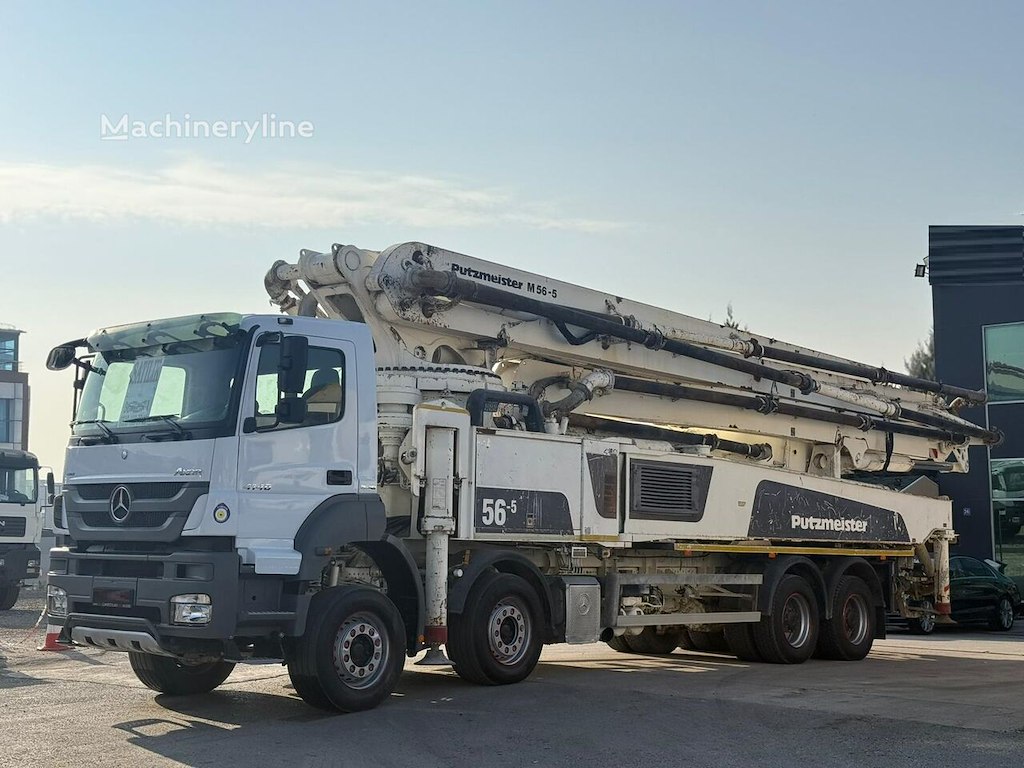Putzmeister na šasiji Mercedes-Benz AXOR 4140 pumpa za beton
