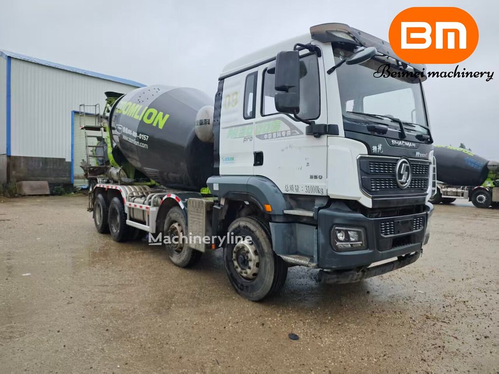 Zoomlion ZLJ5312GJBL6F 2021 12m³ na šasiji Shacman 德龙M3000S Pro 8x4 kamion s mešalicom za beton