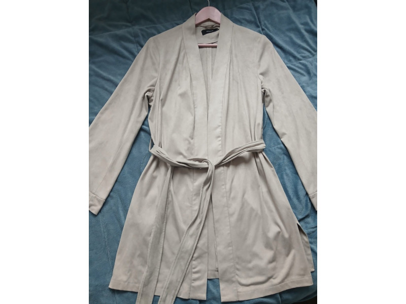 Reserved sivi kimono kardigan kao prevrnuta koza, M