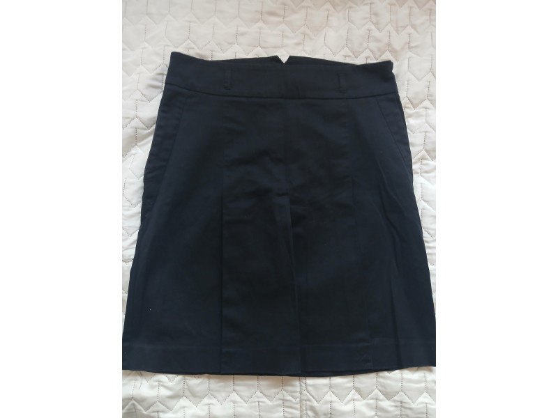 Zara basic crna poslovna mini suknja, M