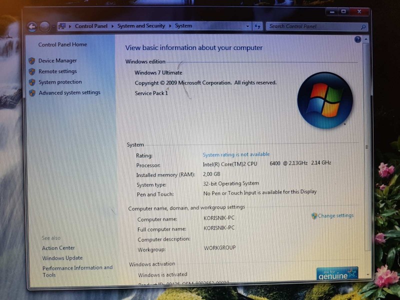 PROCESOR INTEL CORE DUO CPU 6400 2,13GHz Socket LGA 755