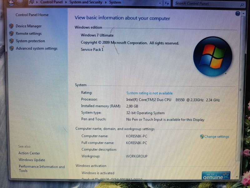 PROCESOR INTEL CORE DUO E6550 2,34GHz Socket LGA 755