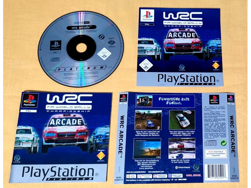 WRC Arcade - PS1 Originalna Igra