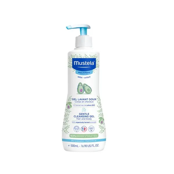 Mustela Dermatološki gel za novorođenčad, 500 ml