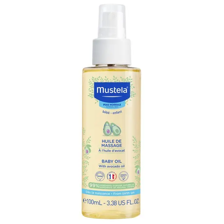 Mustela Ulje za masažu za bebe, 100 ml