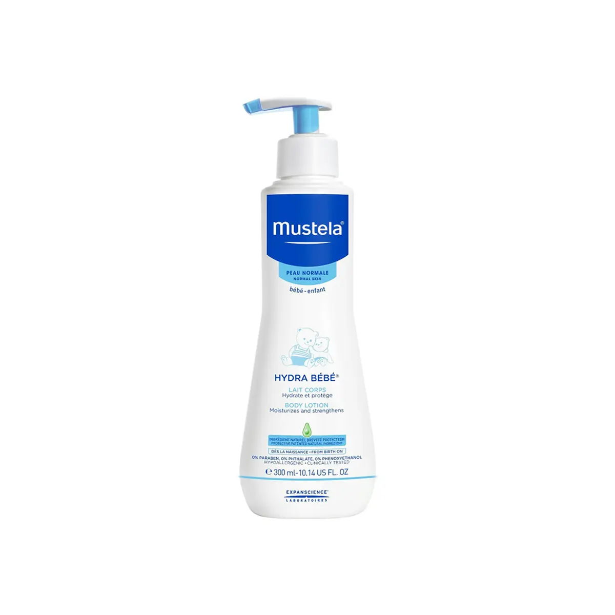 Mustela Losion za telo za bebe Hydra Bebe, 300 ml