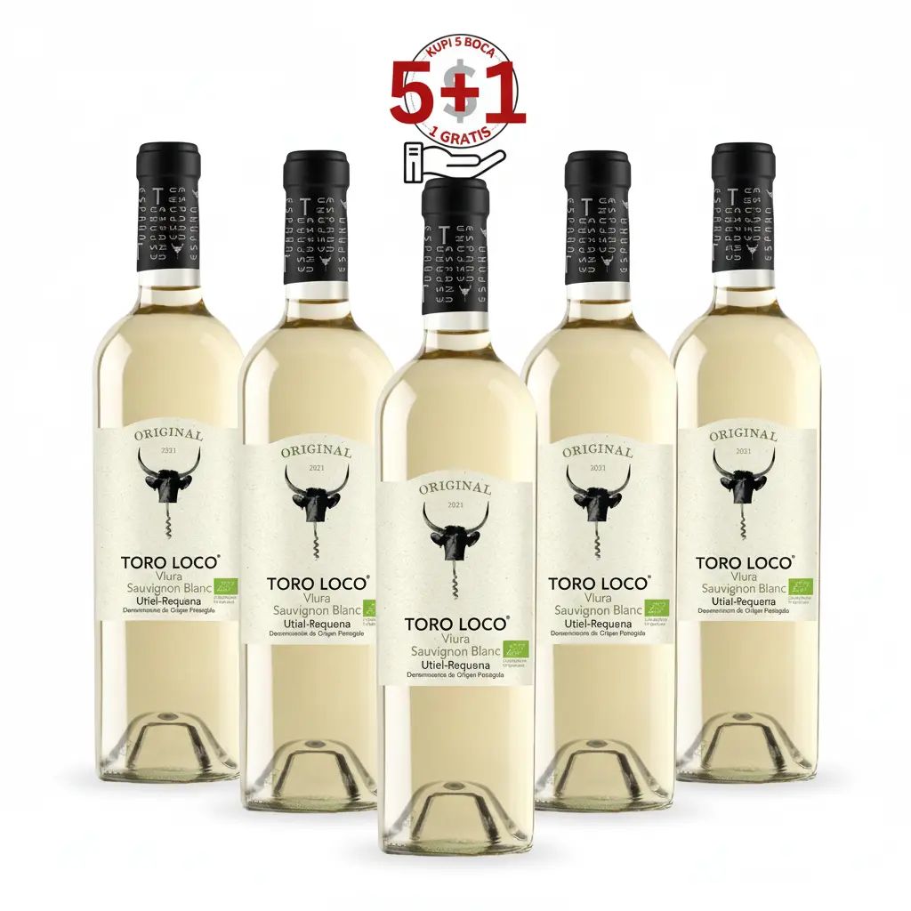 5+1 BELO ORGANSKO VINO ORIGINAL TORO LOCO 0,75 L