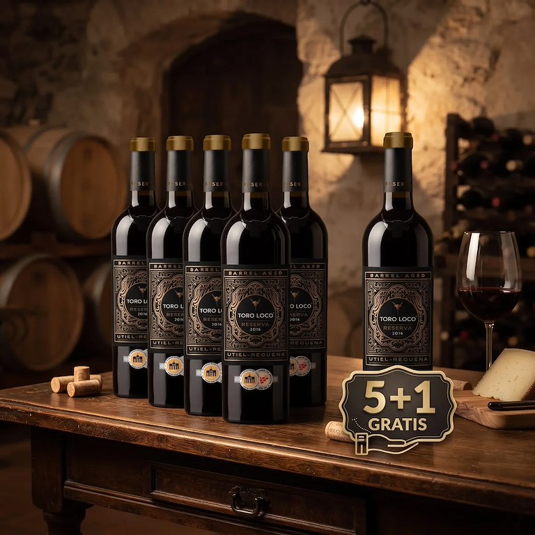 5+1 CRVENO VINO RESERVA TORO LOCO 0,75 L