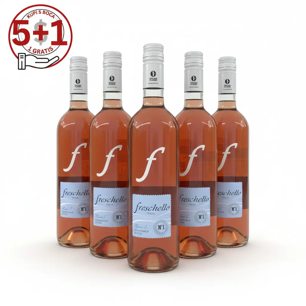 5+1 ROSE VINO FRESCHELLO 0,75L
