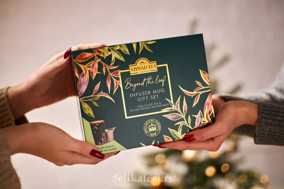 AHMAD SET ČAJ KEW MAJESTIC BREAKFAST 100G + ŠOLJA SA INFUZEROM