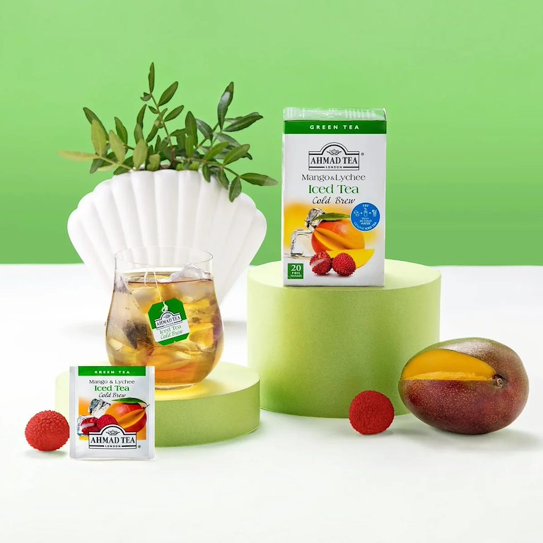 LEDENI ČAJ MANGO & LYCHEE BREW AHMAD TEA 20 KESICA