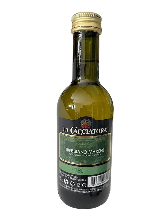 BELO VINO TREBBIANO MARCHE LA CACCIATORA 0,25 L