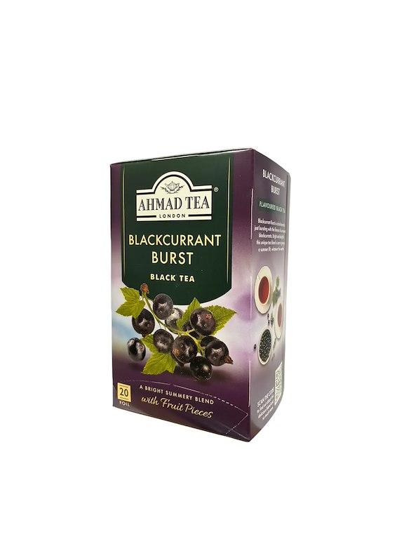 ČAJ BLACKCURRANT BURST AHMAD TEA 20 KESICA