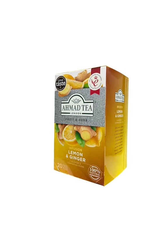 ČAJ LEMON GINGER AHMAD TEA 20 KESICA