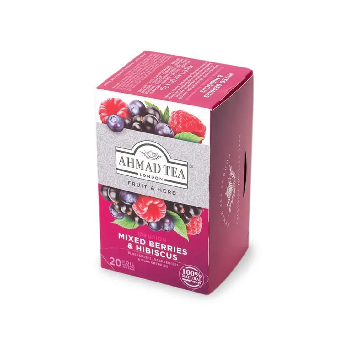 ČAJ MIXED BERRIES & HIBISCUS AHMAD TEA 20 KESICA