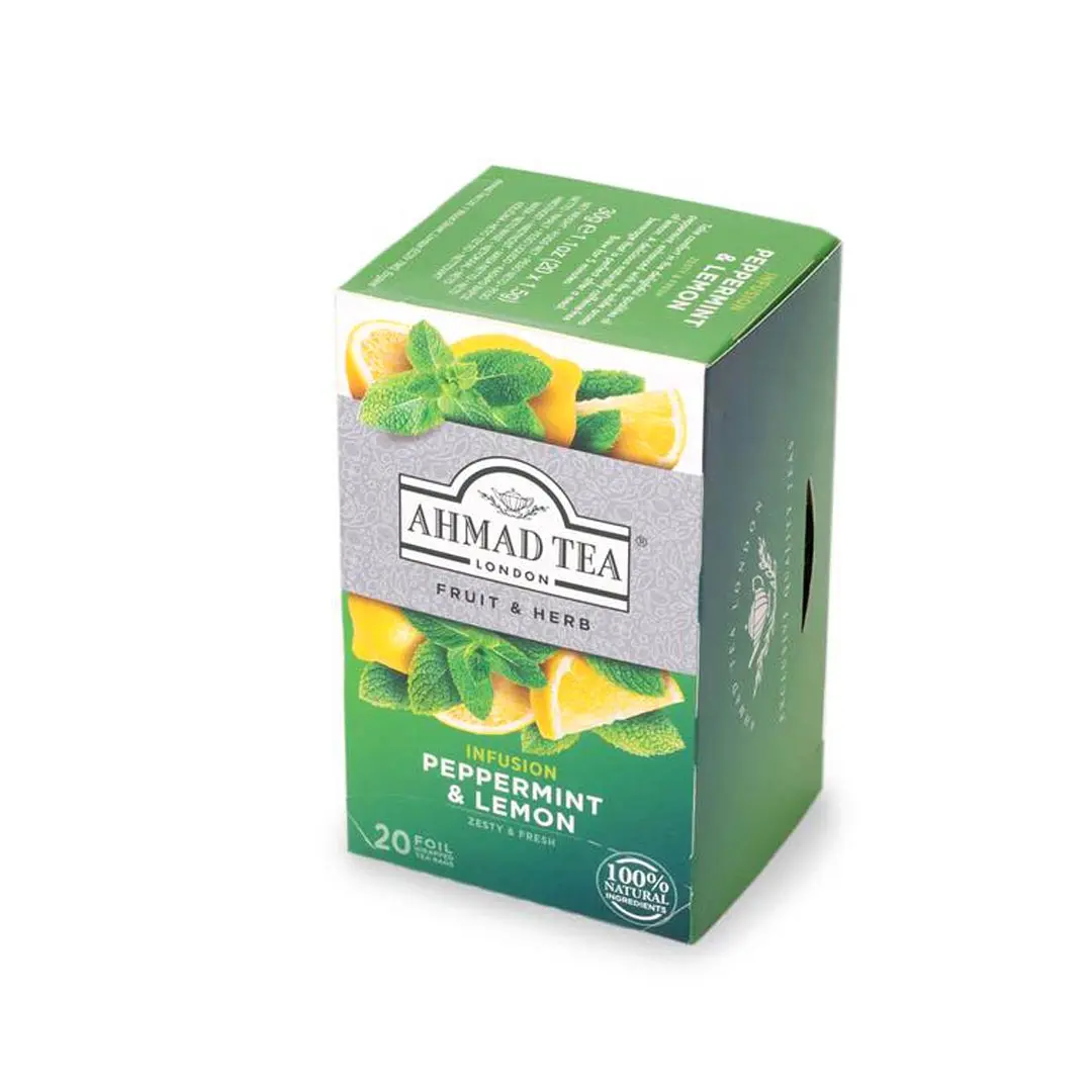 ČAJ PEPPERMINT & LEMON AHMAD TEA 20 KESICA