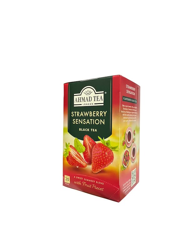 ČAJ STRAWBERRY SENSATION AHMAD TEA 20 KESICA