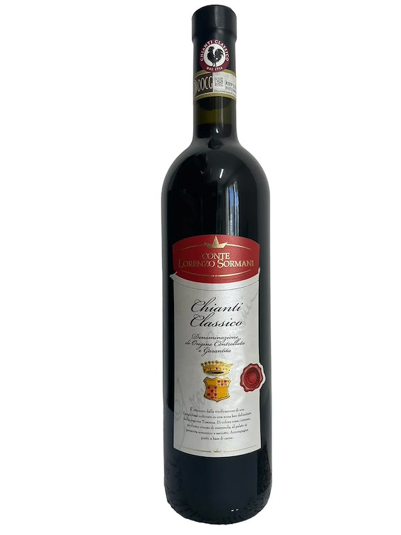 CRVENO VINO CHIANTI CLASSICO CONTE LORENZO SORMANI 0,75 L