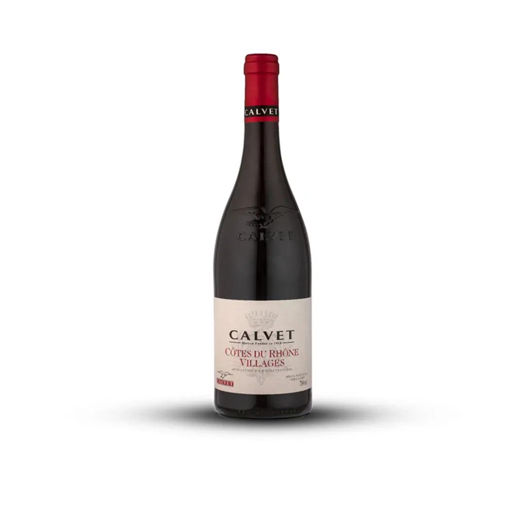 CRVENO VINO CÔTES DU RHÔNE VILLAGES CALVET 0,75L