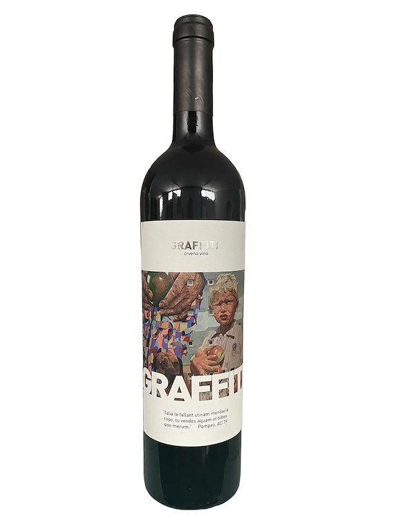CRVENO VINO GRAFFITI BJELICA 0,75L