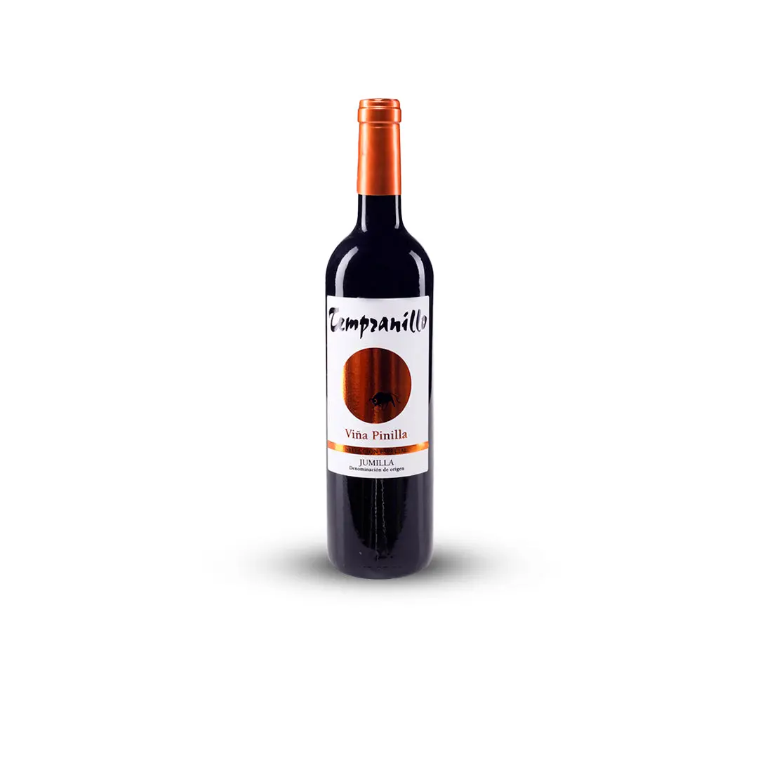 CRVENO VINO TEMPRANILLO VIÑA PINILLA 0,75 L
