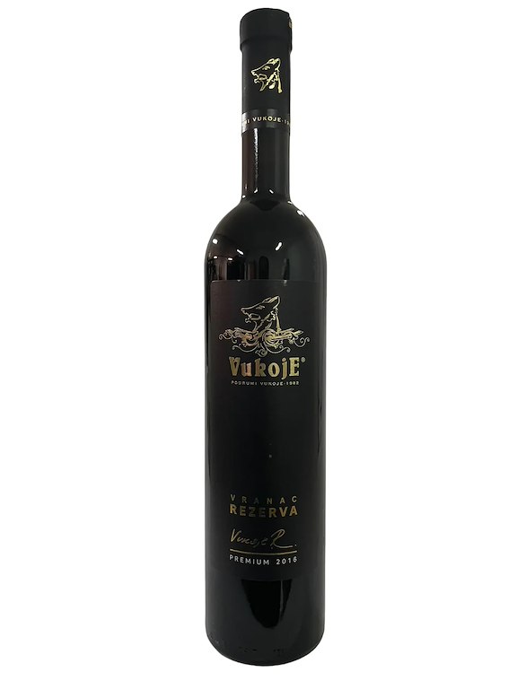 CRVENO VINO VUKOJE VRANAC REZERVA 0,75L