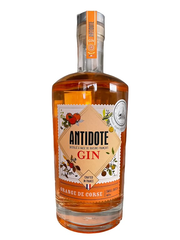 DŽIN ANTIDOTE 17- LONDON DRY GIN -ORANGE DE CORSE 0,7L