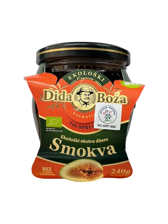 EXTRA BIO DŽEM OD SMOKVE DIDA BOŽA 240G
