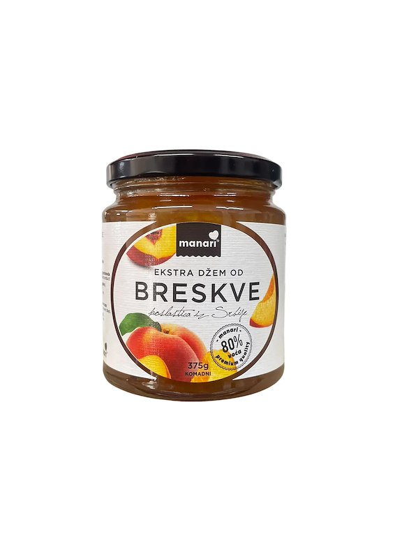 EXTRA DŽEM OD BRESKVE MANARI 375G