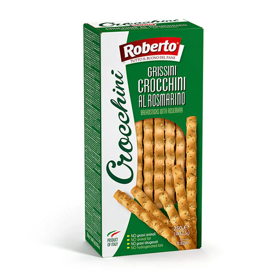 GRISINE CROCCHINI AL ROSMARINO ROBERTO 250 G