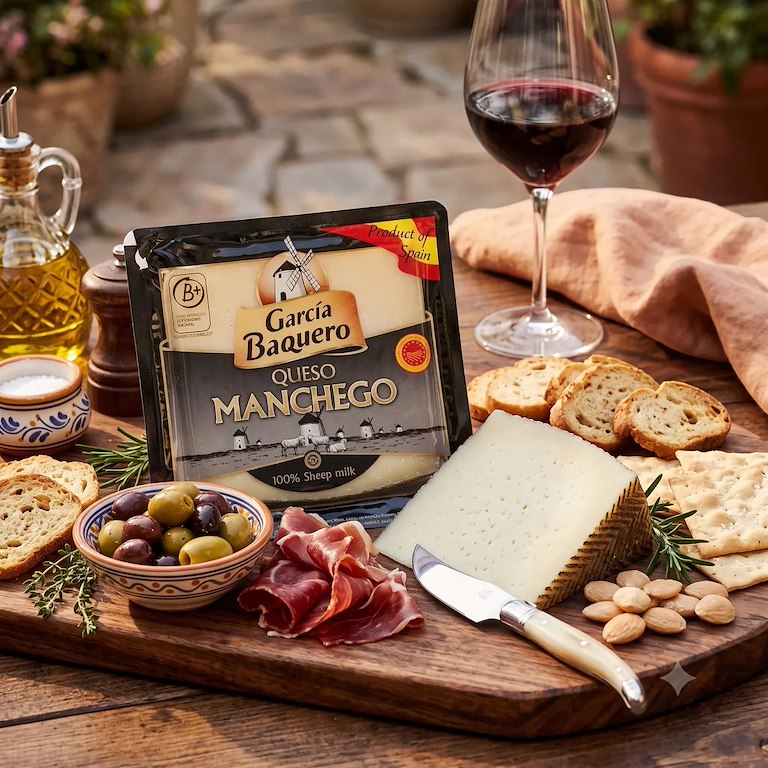 OVČIJI SIR MANCHEGO GARCIA BAQUERO 150G