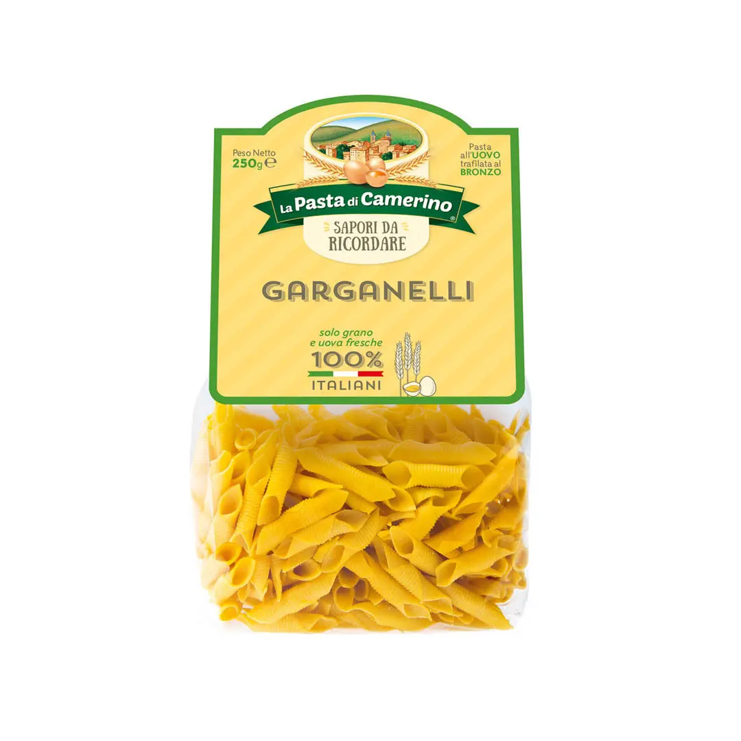 PASTA GARGANELLI ALL’UOVO LA PASTA DI CAMERINO 250 G