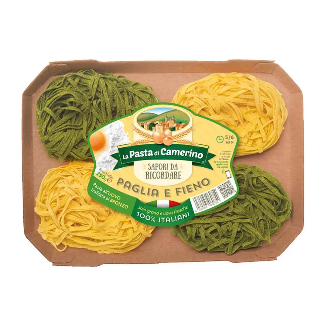 PASTA TAGLIATELLE PAGLIA E FIENO ALL’UOVO LA PASTA DI CAMERINO 250 G